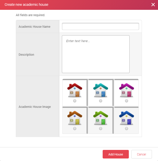 Adding Academic Houses – HUB Help