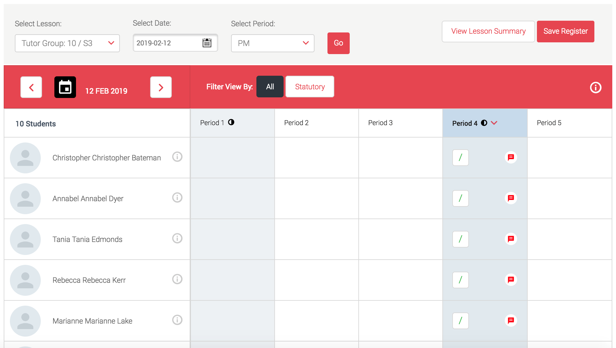 Configuring Timetables for Period Attendance – HUB Help
